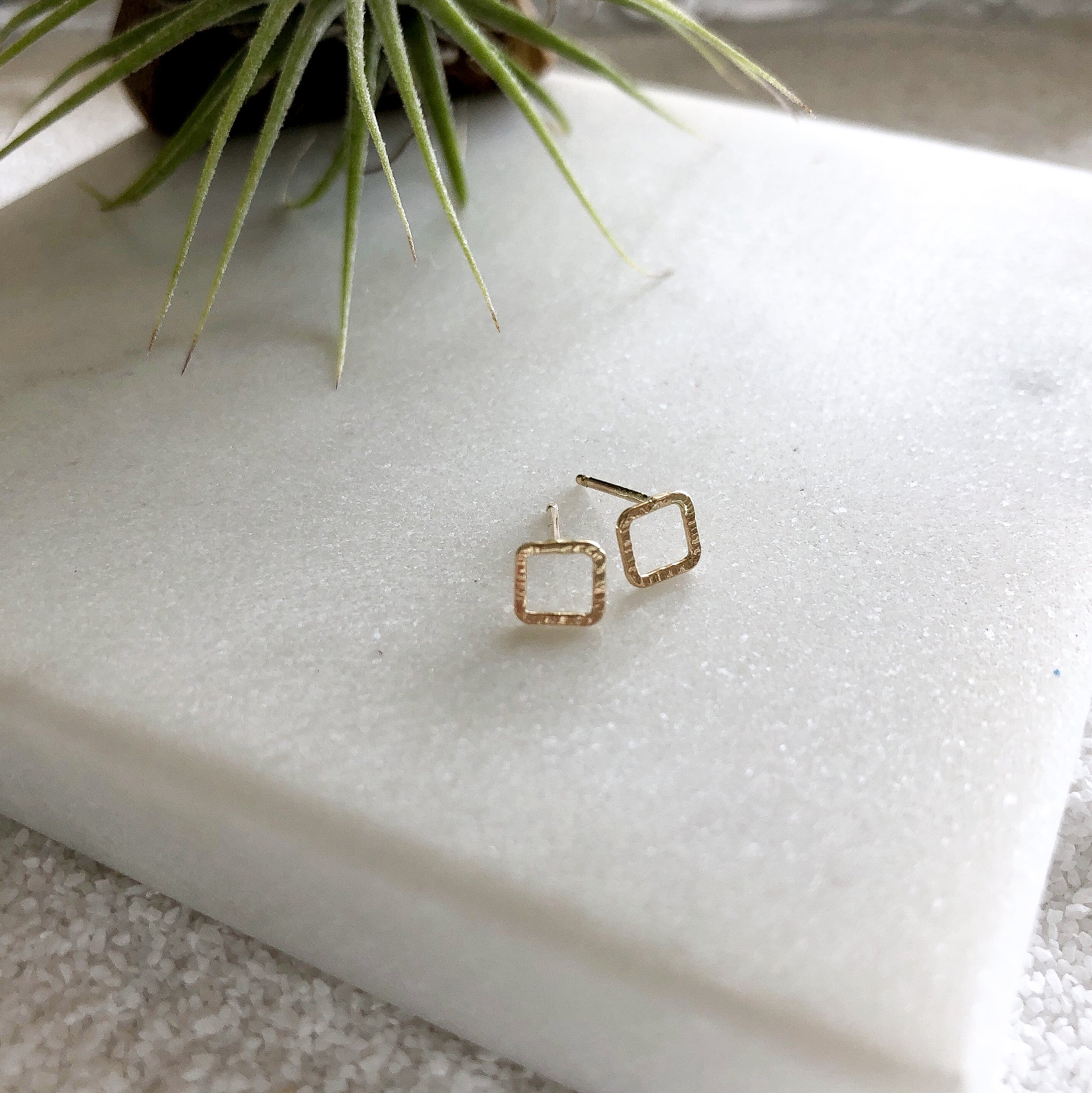 Mini Square Studs – i.a.m Jewelry & Creations